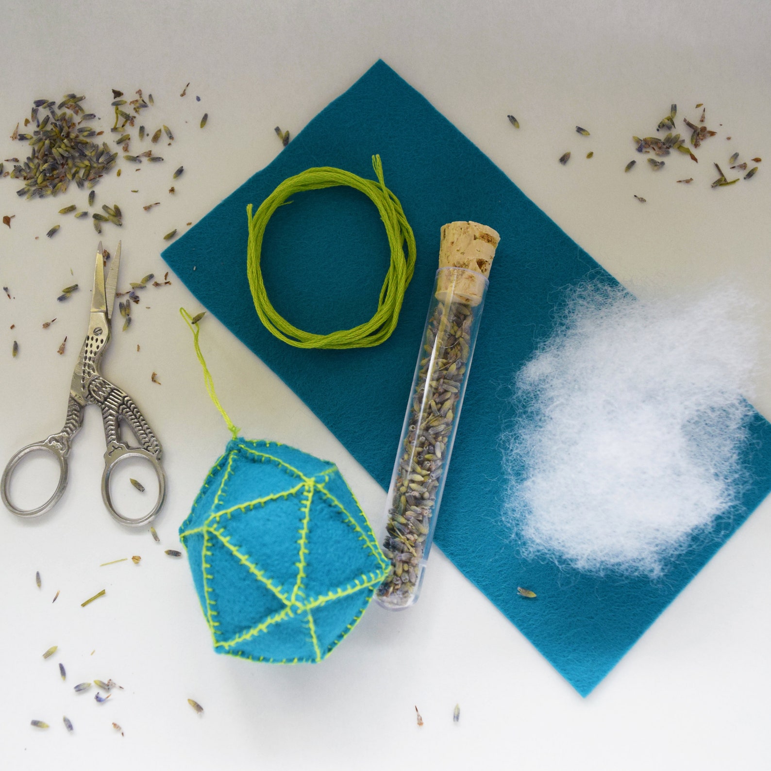 Make a Plush Virus Kit DIY Ornament Sachet Science Craft - Etsy