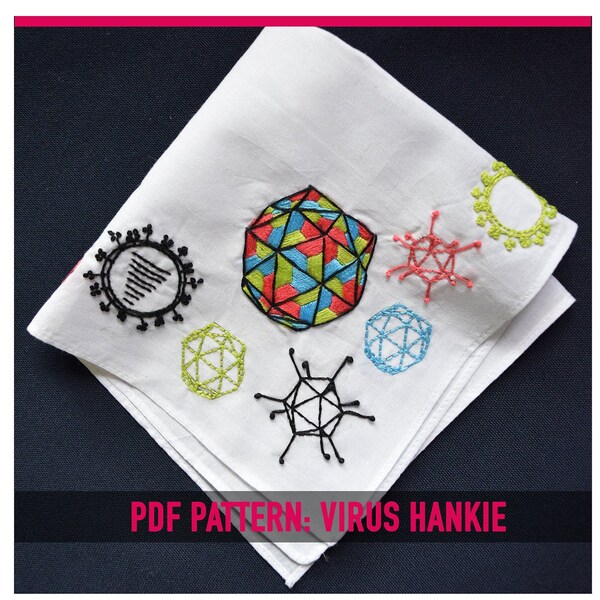 Virus Embroidery - Etsy