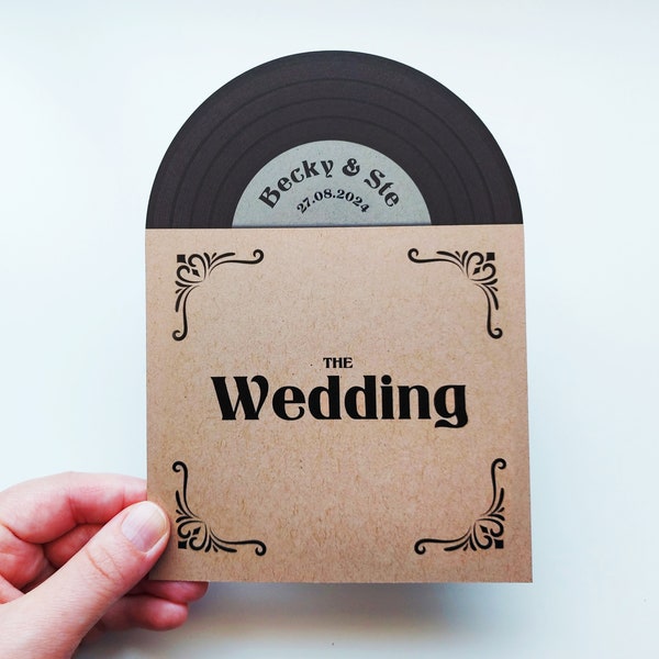 Vinyl Record Invitations - Etsy