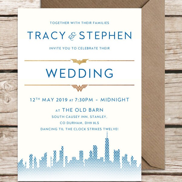 Geeky Wedding Invitation - Etsy