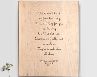 Engraved Poem - Etsy