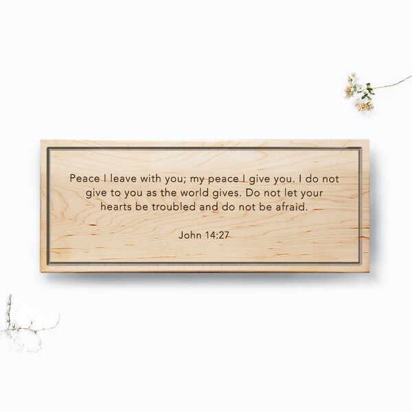 Bible Verse Plaque - Etsy
