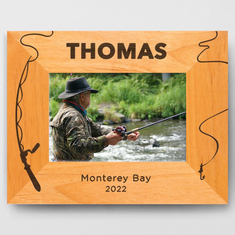 River Fish Picture Frame - Etsy