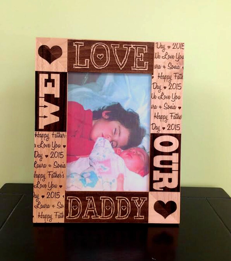 Personalized Father's Day Picture Frame Dad Picture | Etsy