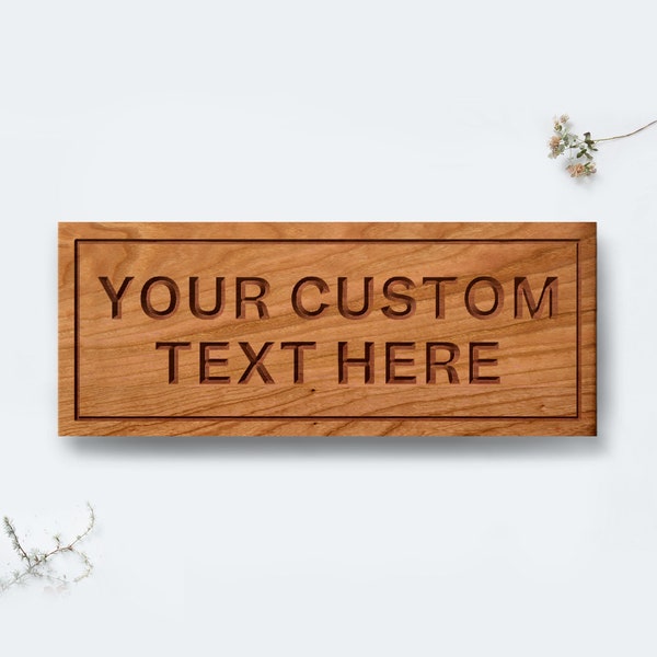 Carved Wood Signs - Etsy
