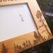 Custom Engraved Wood Picture Frame Personalized With Your Name. Forest ...