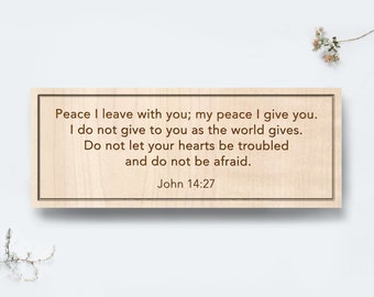 Custom Bible Verse Wood Sign - Etsy