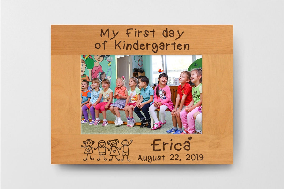 Personalized Kindergarten Graduation Picture Frame Engraved - Etsy