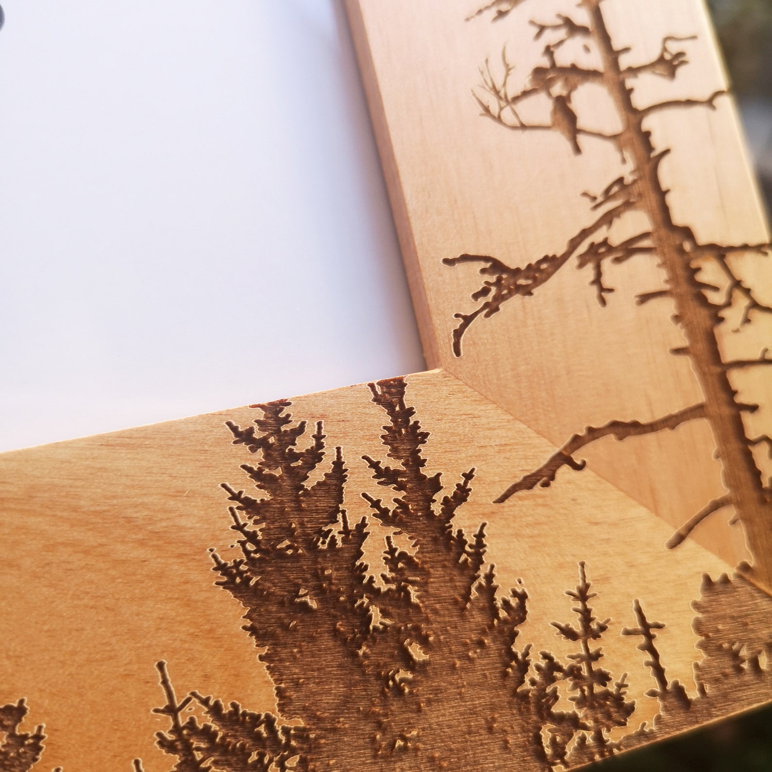 Custom Engraved Wood Picture Frame Personalized With Your - Etsy