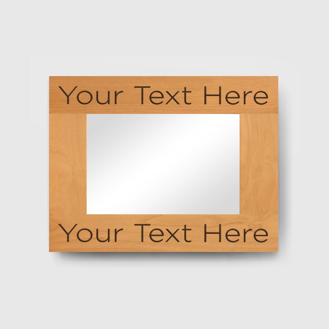 Personalized Engraved Photo Frame - Birthday Gift, Custom Engraved ...