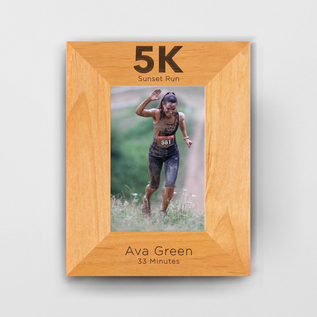 Personalized Marathon Picture Frame Engraved, Gift for Runners 4x6/5x7 ...