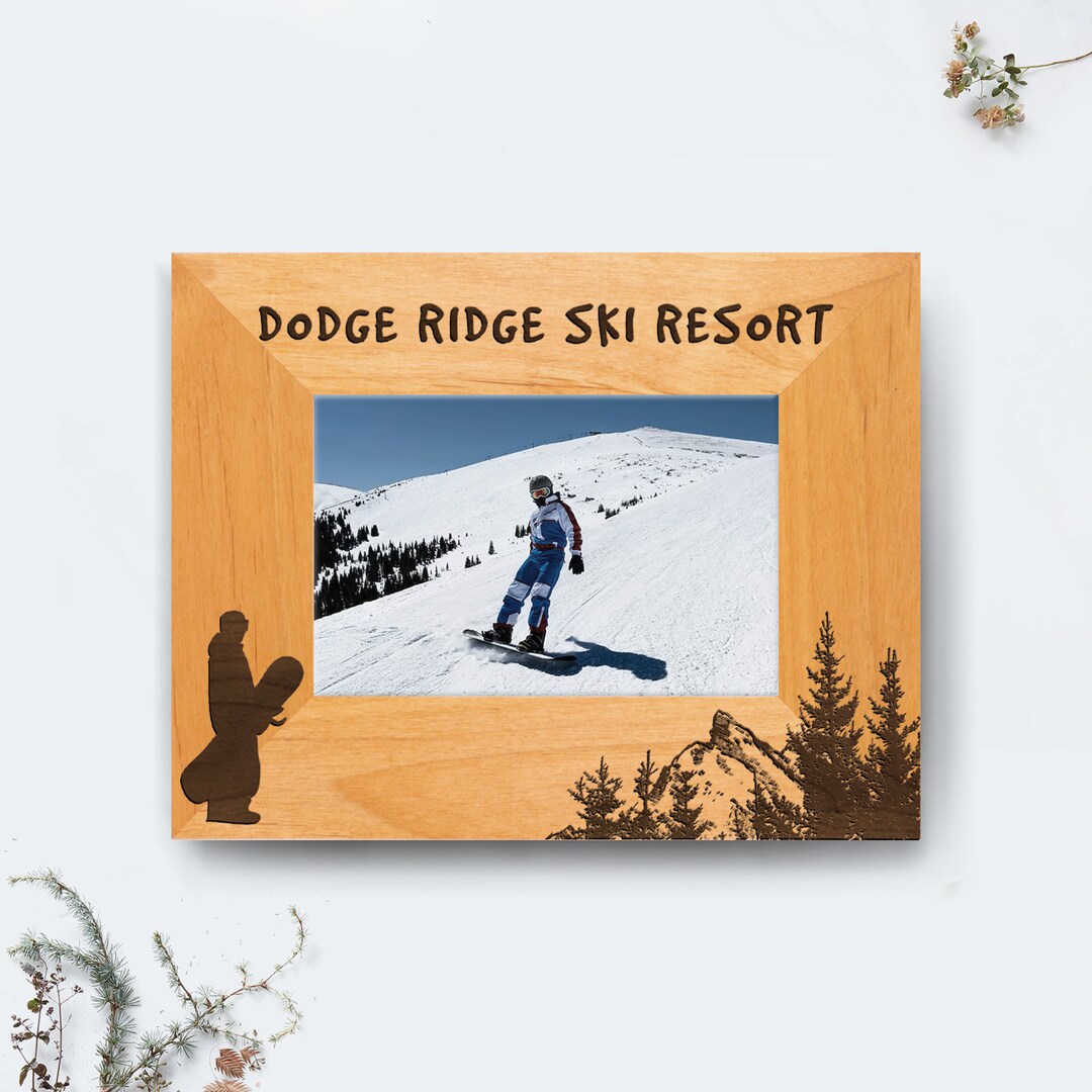Personalized Snowboarding Picture Frame Engraved Gift for Him 4x6/5x7 ...