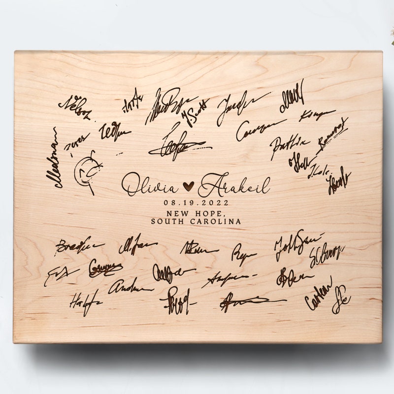 Guest Signing Board - Etsy