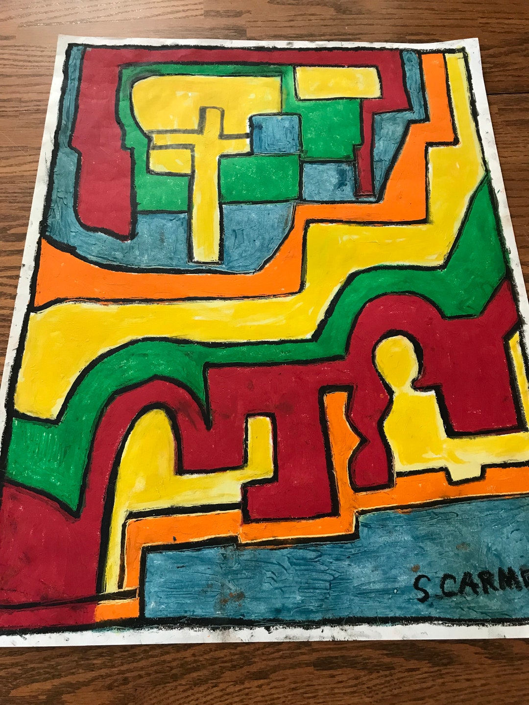 Nun's Original Artwork, "stations of the Cross" by Benedictine Sister ...