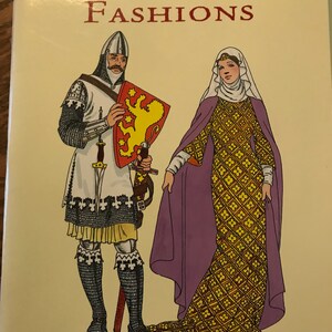 Set of 5 Books With Medieval Costume Ideas and Styles, the Society for ...