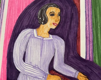 Nun's Original Artwork, devotion in Colour Benedictine Sister Carmel ...