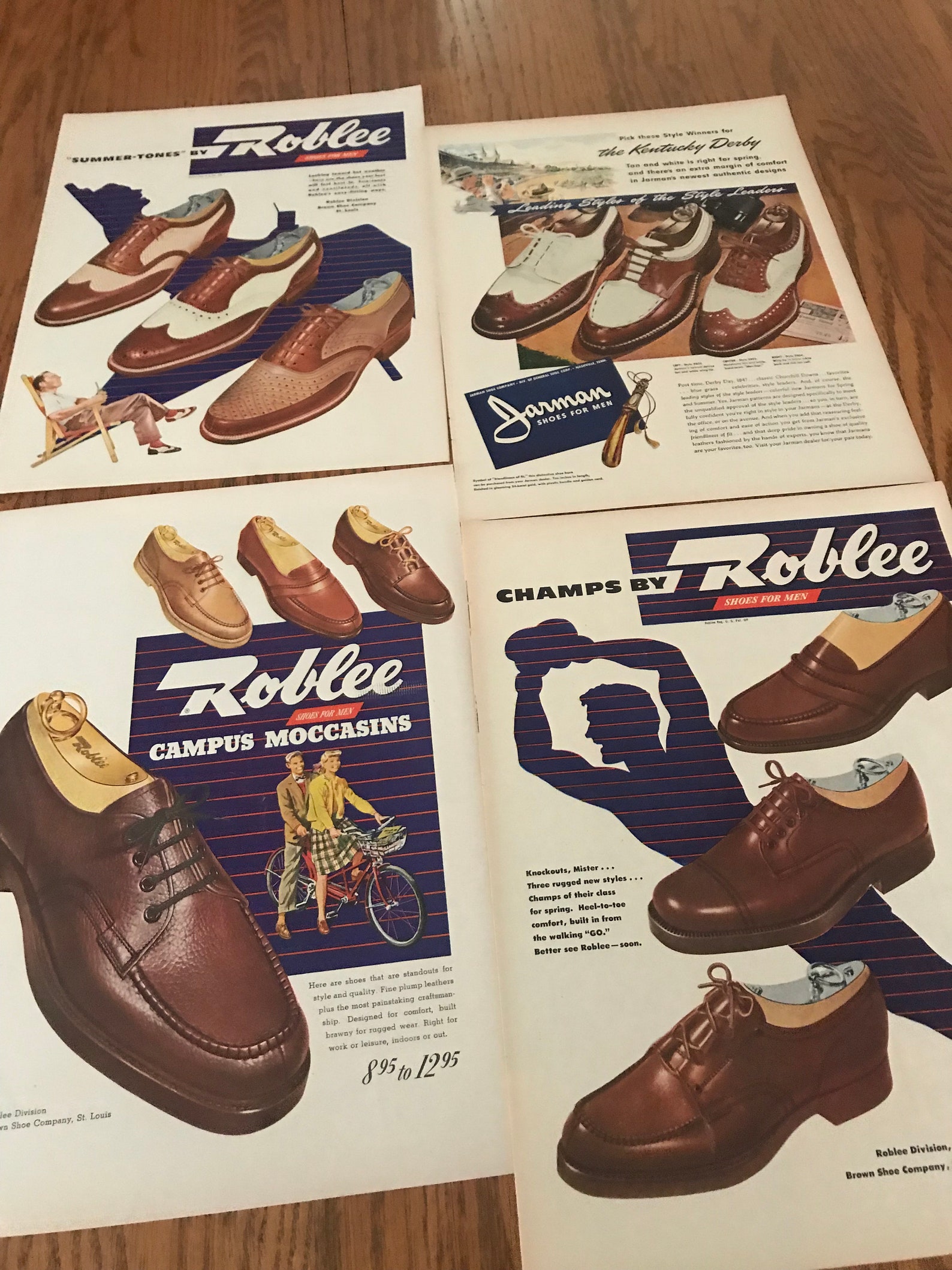 Set of 4 Men's Fashion Ads Original Ads Life Magazine | Etsy