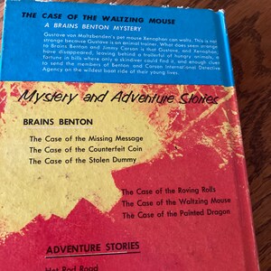 A Brains Benton Mystery, Boys Series 1960's, Quaint Read, Memory of 60 ...