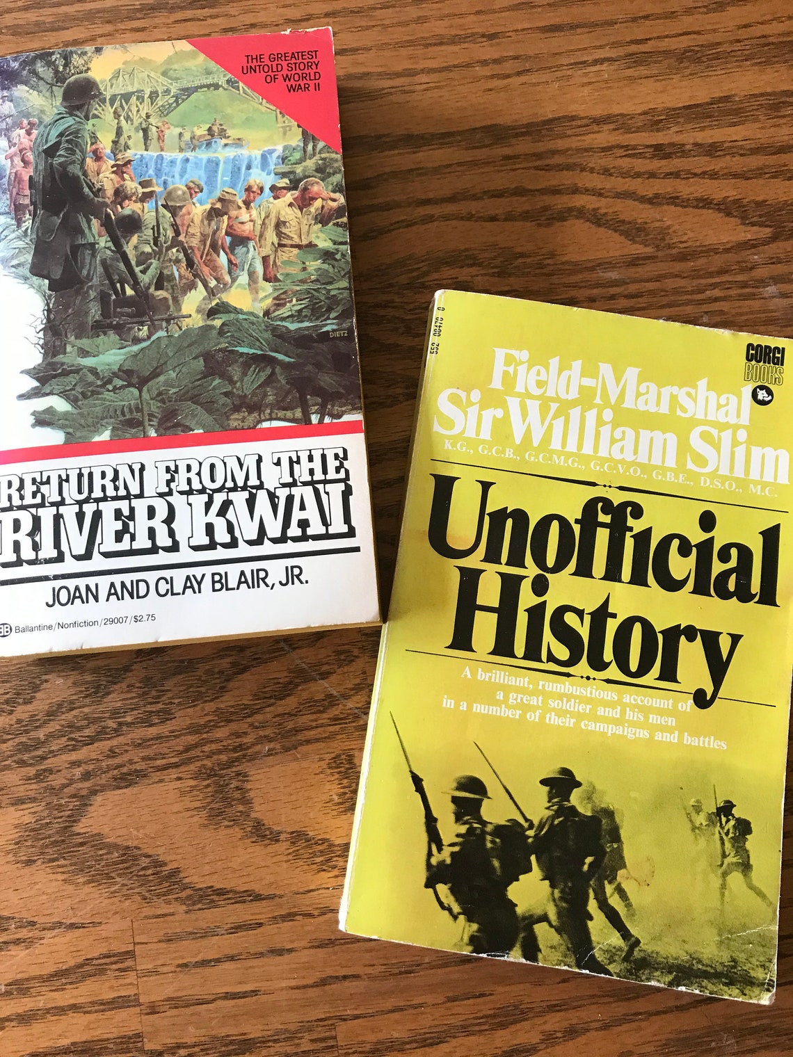 Set of 2 Paperback History World War II Books Display | Etsy