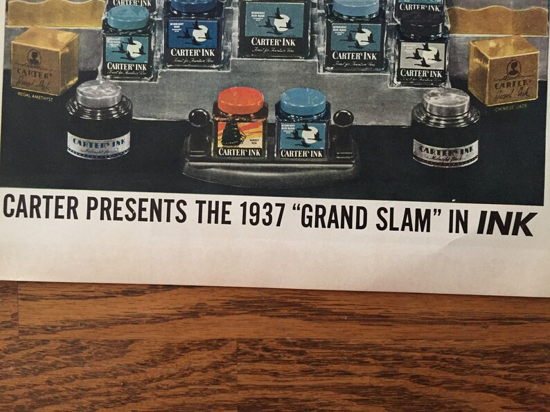 Vintage Carter's Ink Ad Flying Geese in 1937 Carter's | Etsy