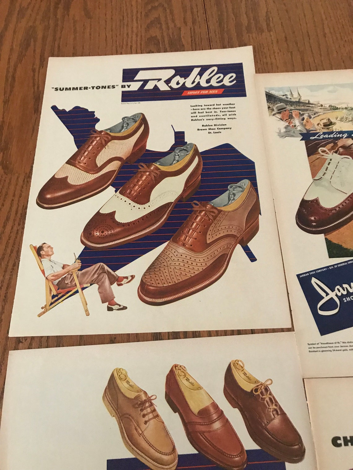 Set of 4 Men's Fashion Ads Original Ads Life Magazine | Etsy