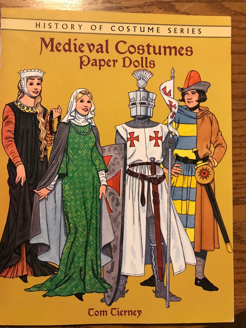 Set of 5 Books With Medieval Costume Ideas and Styles the - Etsy