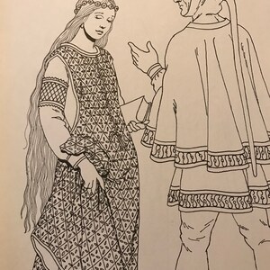 Set of 5 Books With Medieval Costume Ideas and Styles, the Society for ...