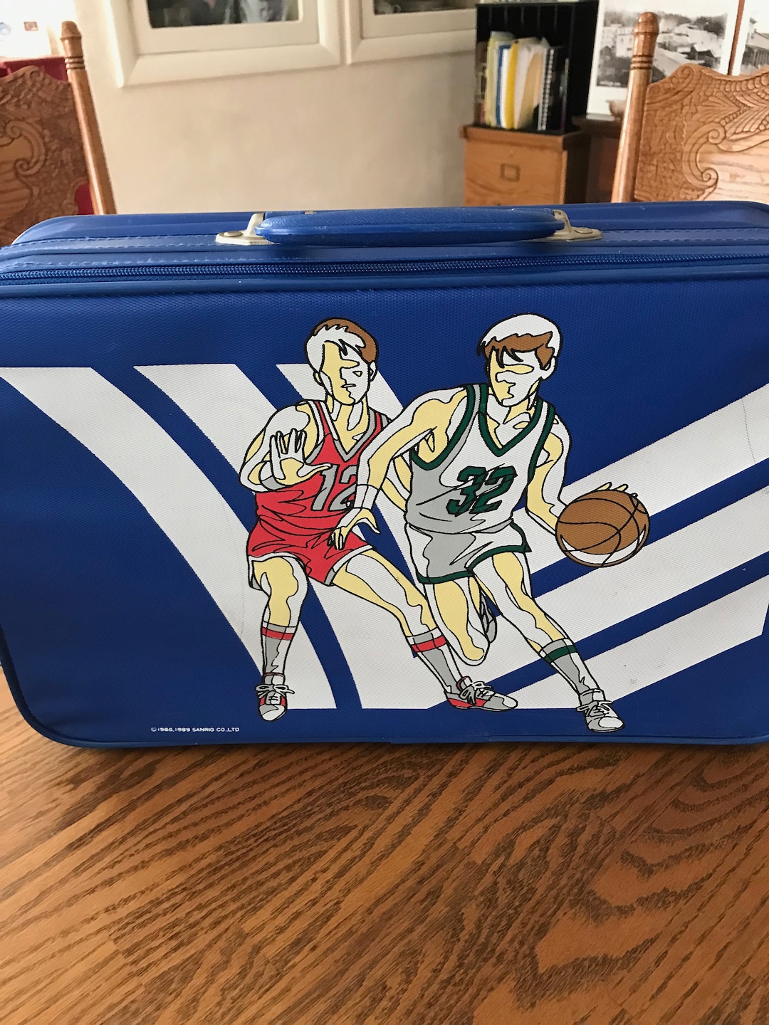 Vintage 1980's Sanrio Co. LTD Youth Basketball Suitcase, Good Used ...