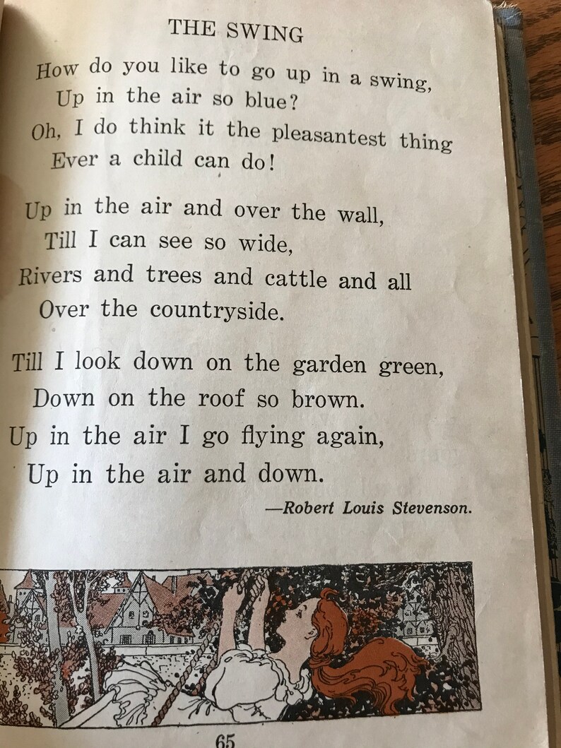 Shabby Old School Reader the Winston Reader | Etsy