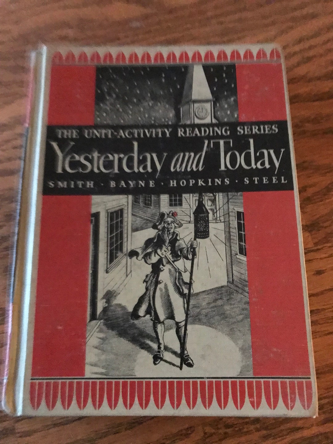 1930's Old School Text Book, Handsome Volume "yesterday and Today the ...