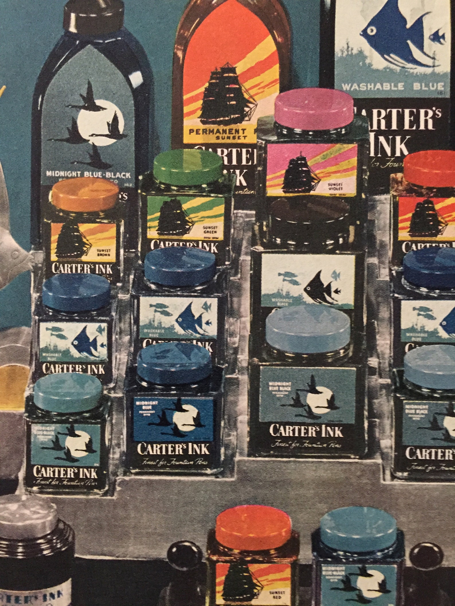 Vintage Carter's Ink Ad Flying Geese in 1937 Carter's | Etsy