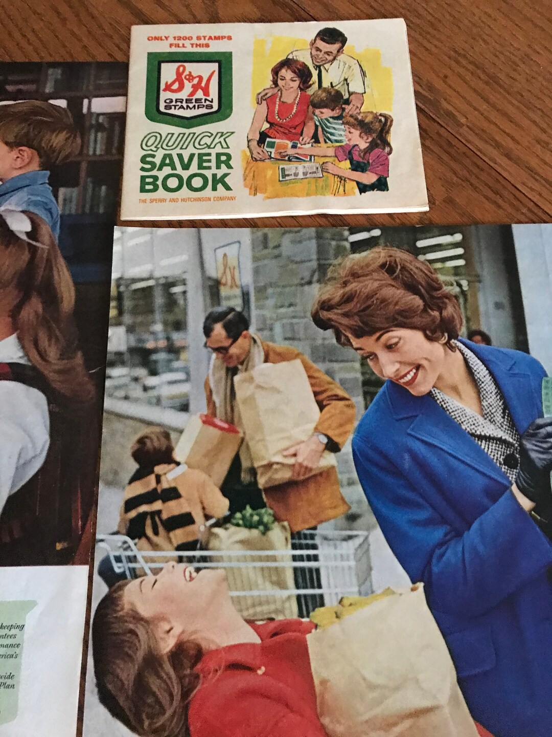 Années 1960 S&H Green Stamps Original Ads Life Magazine et 2 livrets ...