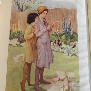 1930's Old Book for Decor the Girls of Queen Elizabeth's by Winifred ...