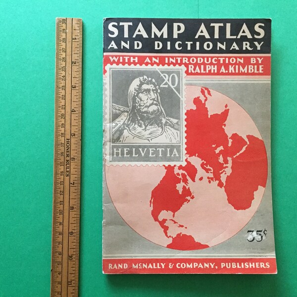 Vintage Atlas Pages - Etsy
