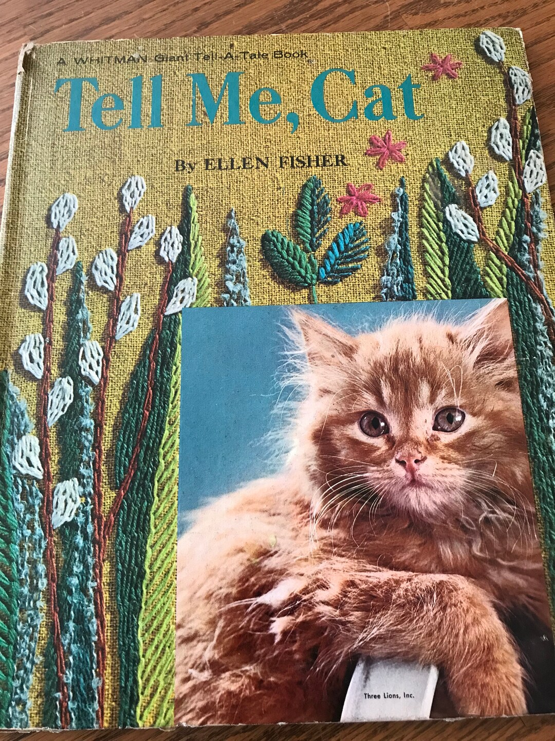 Best Cat Book, Child's Book From the 1960's, tell Me Cat, Whitman Giant ...