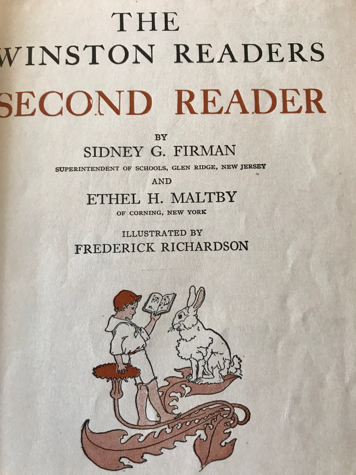 Shabby Old School Reader the Winston Reader | Etsy
