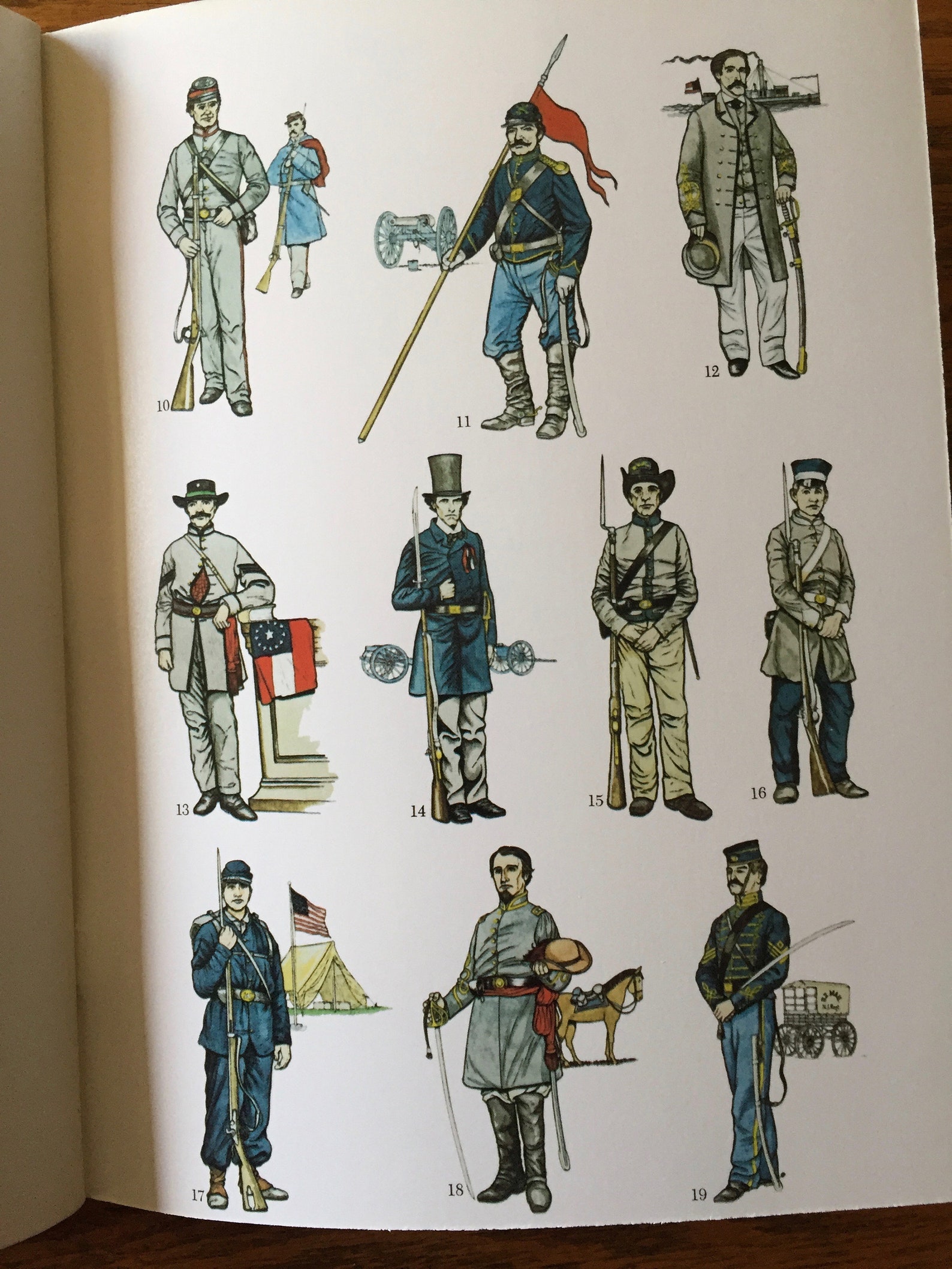 Civil War Uniform Coloring Book Confederate Uniforms - Etsy