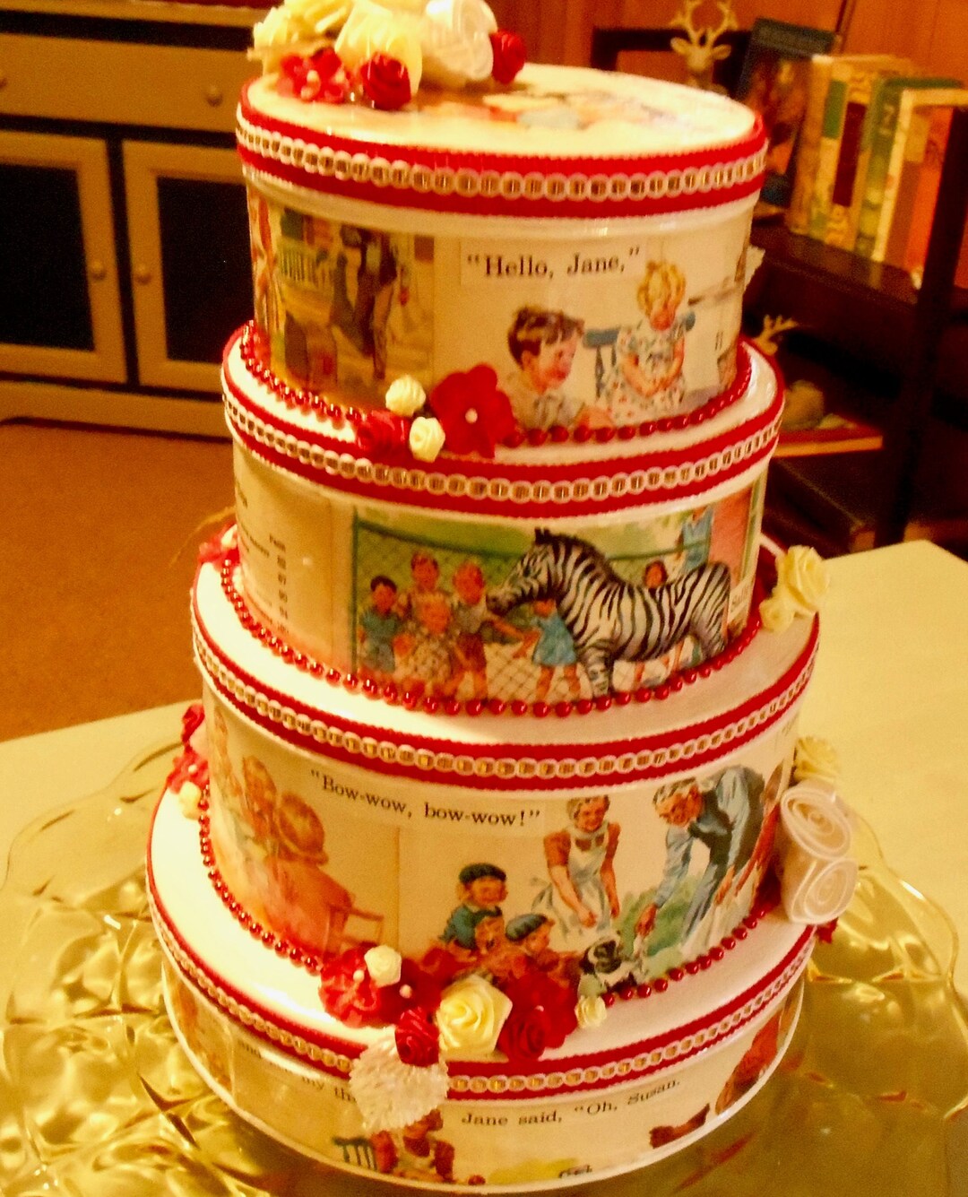 Memory Care Birthday Cake Photo Op: Dick, Jane, Look Sally, Look It is ...