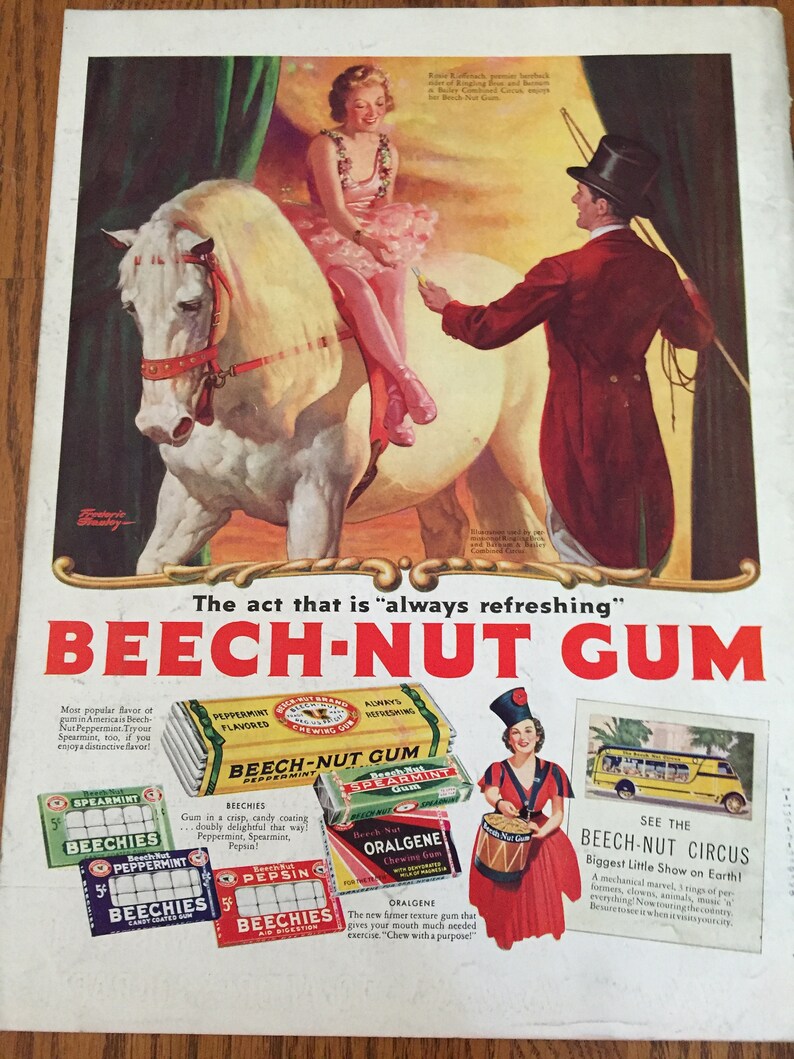 The Greatest Showman-type Ad 1930's Circus Showman Ad - Etsy