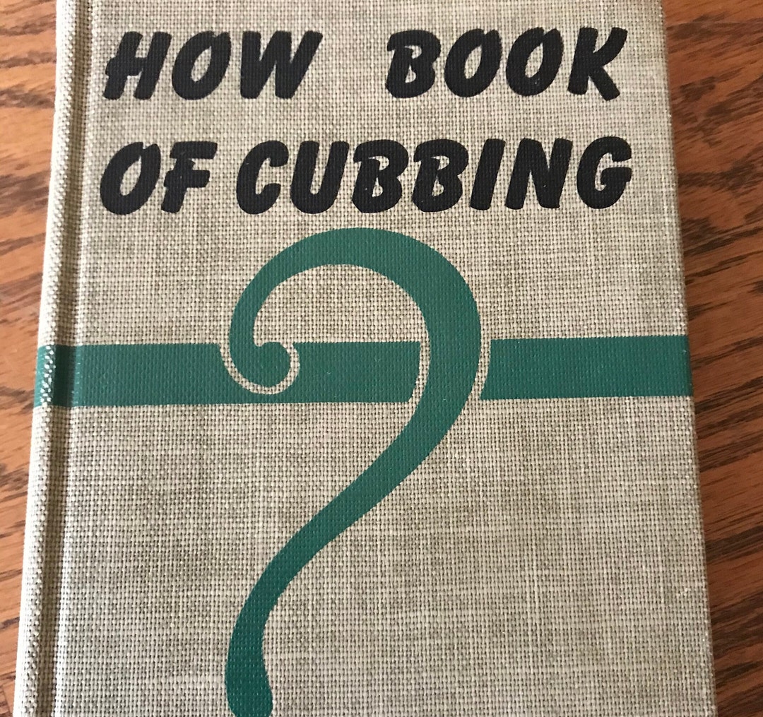 1940 Mid Century Scouting Book: how Book of Cubbing Boy Scouts of ...