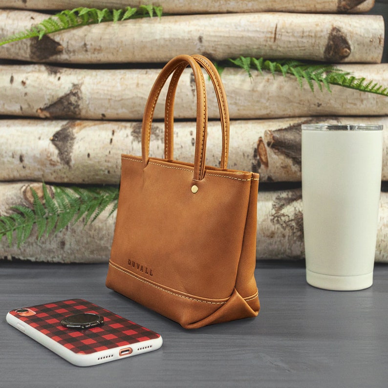 Small Tan Leather Purse Mini Hand Bag Hand Made Leather - Etsy