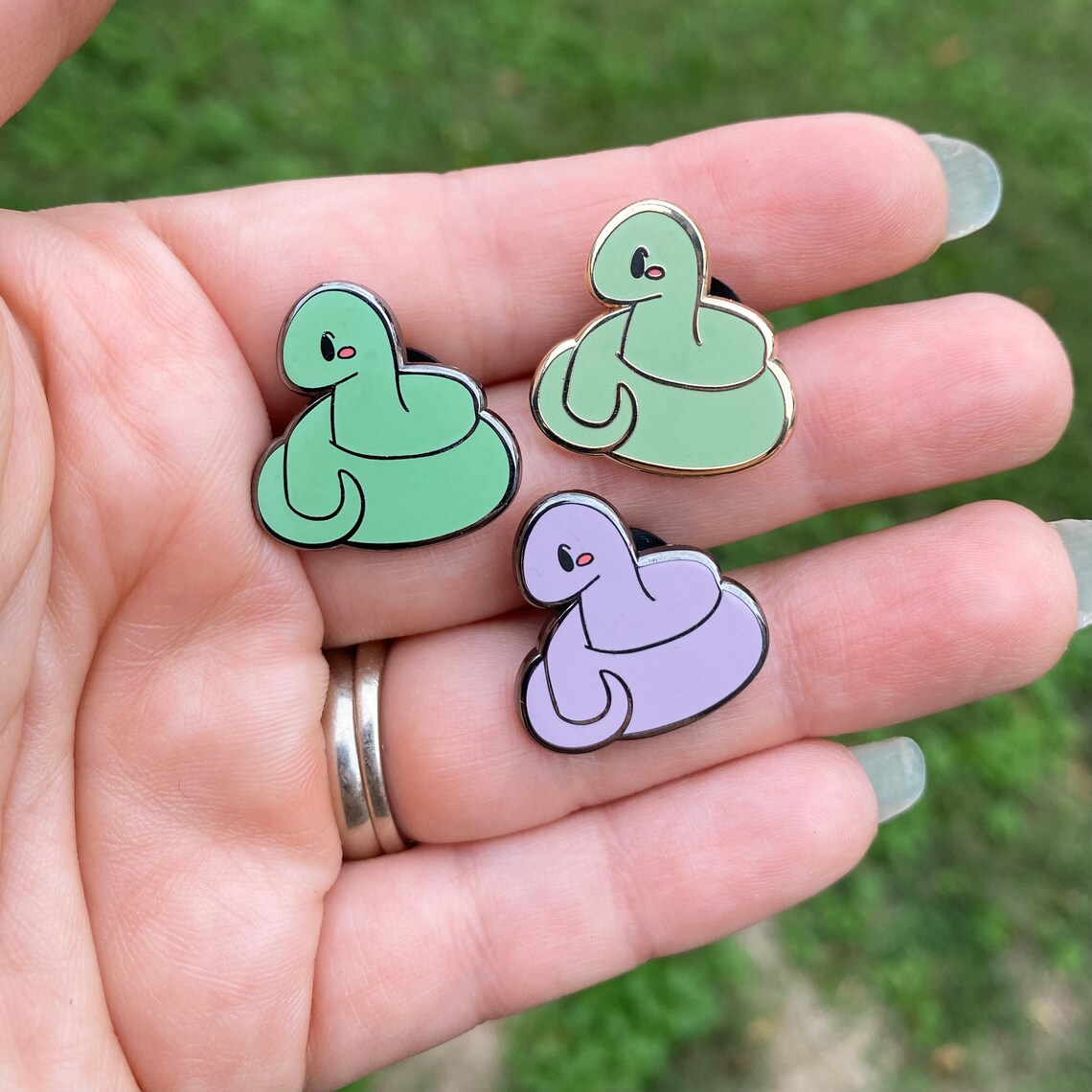 Snake Hard Enamel Mini Pin - Etsy