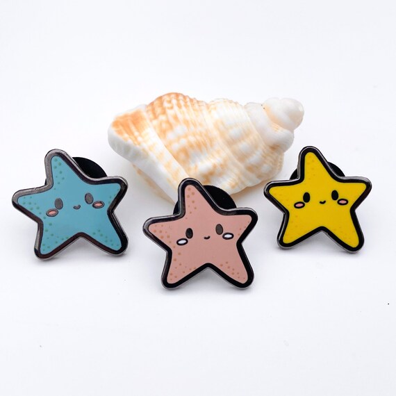 Mini Starfish Hard Enamel Pin - Etsy
