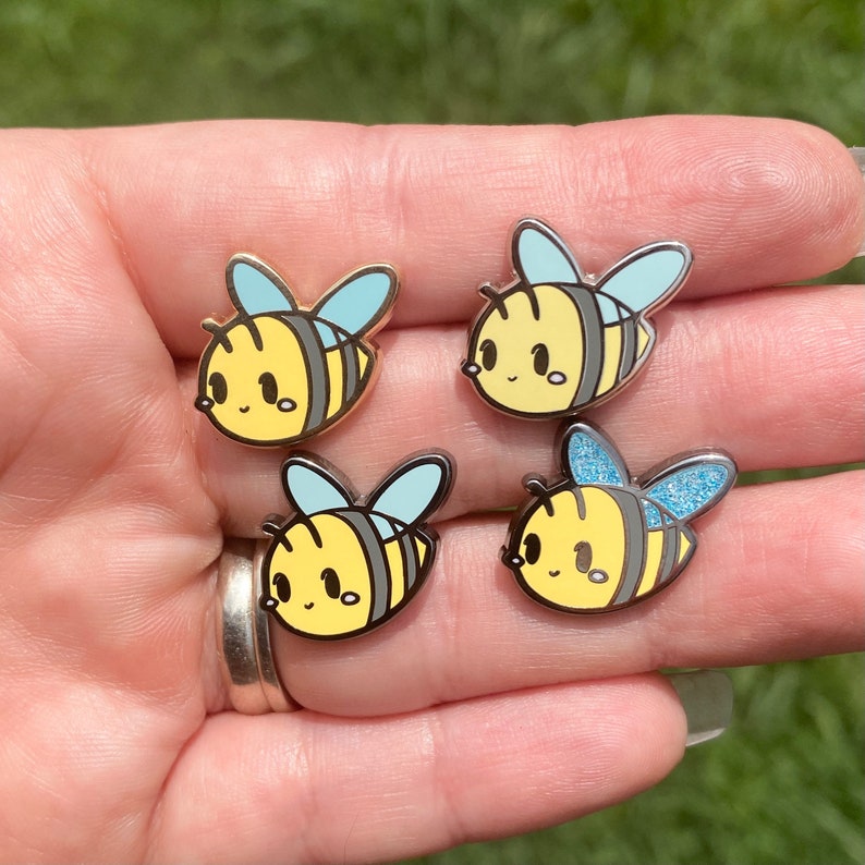Minor Defects and Seconds Bee Hard Enamel Mini Pin - Etsy