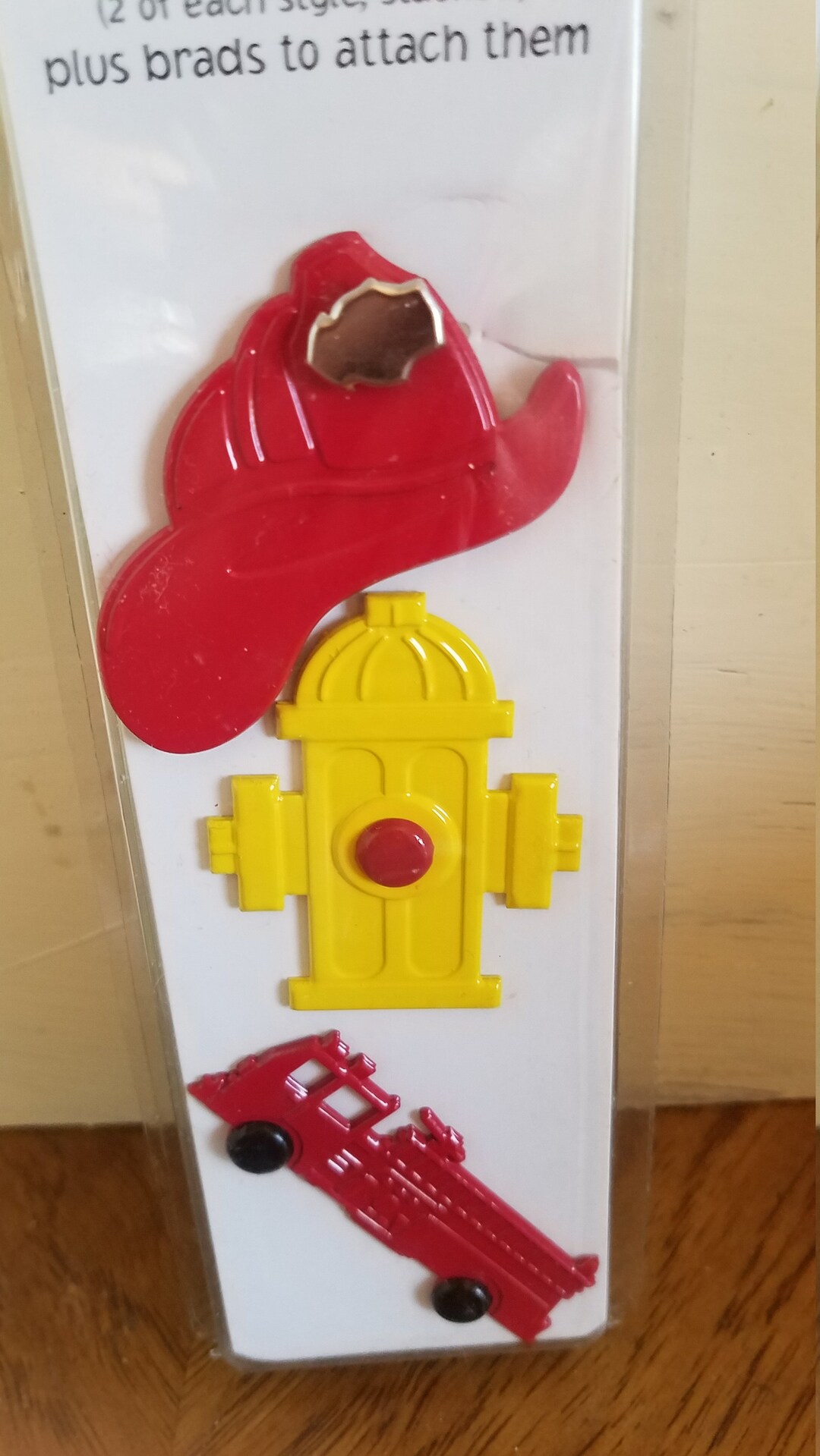 Vintage Craft Stickers, Fire Hydrant, Hat and Fire Truck - Etsy