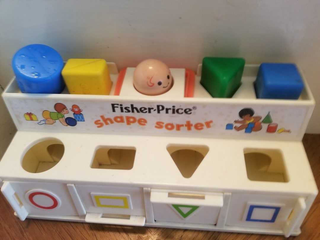 Vintage Fisher Price Shape Sorter Nursery Decor - Etsy