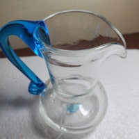 Small Glass Pitcher - Etsy
