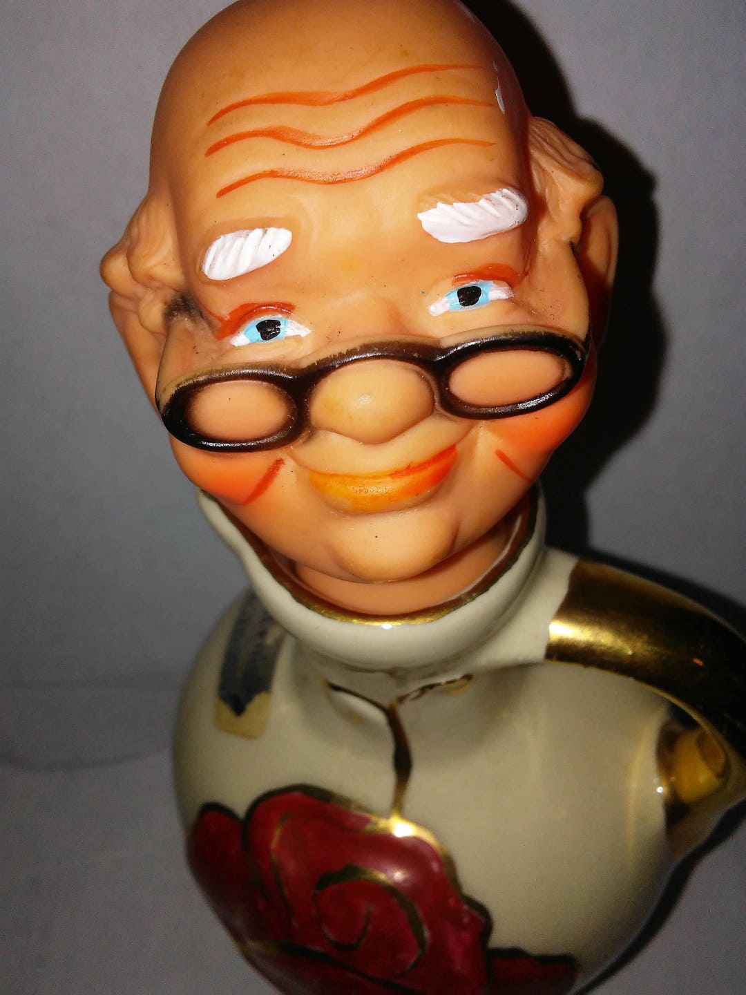 Grand Pa Doll Head, Two Inches - Etsy