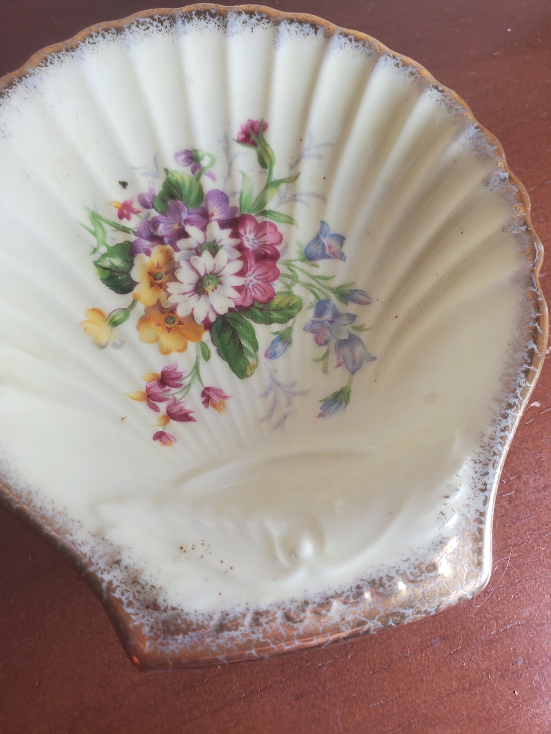 Vintage Clam Shell Shape, Trinket Dish, Foley Bone China, England, - Etsy