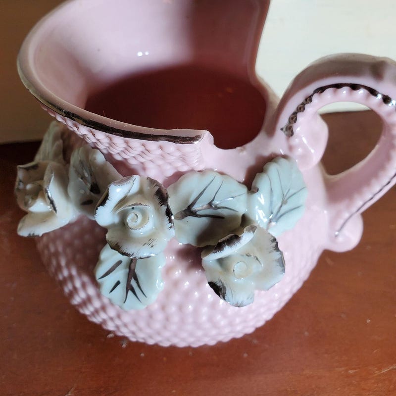 Pink Rose Pitcher - Etsy
